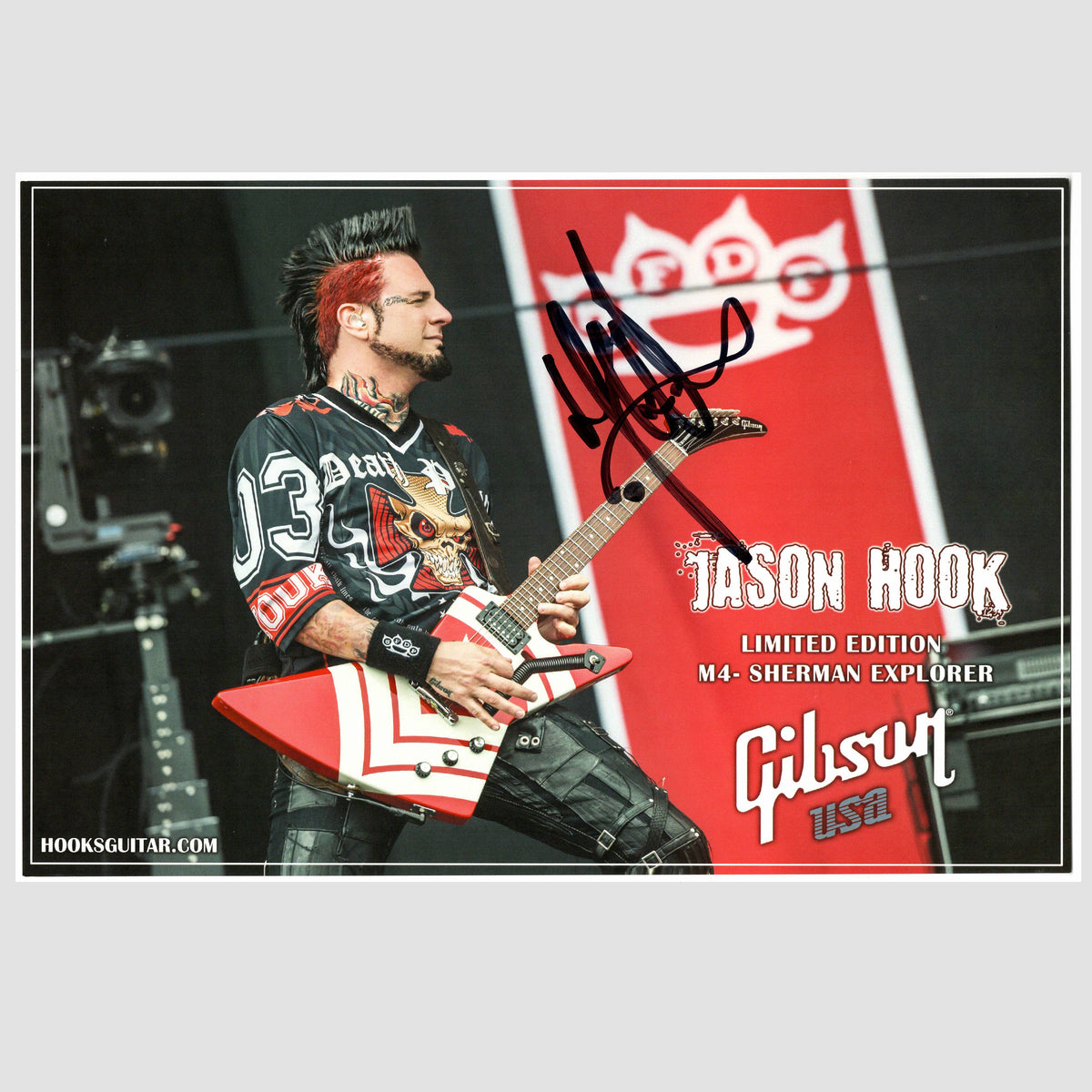 Jason Hook Autographed 8 x 10 – JASON HOOK