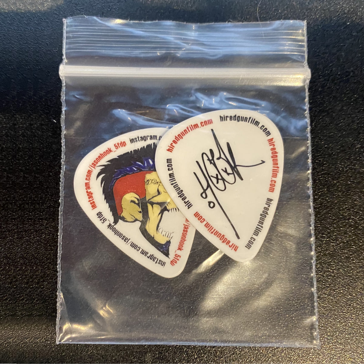 Jason Hook 2019-20 signature guitar pick (set of 2) – JASON HOOK