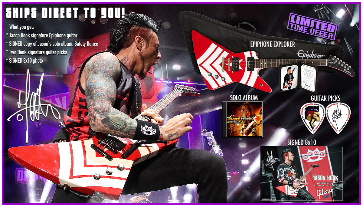 Jason Hook Epiphone Guitar Package – JASON HOOK